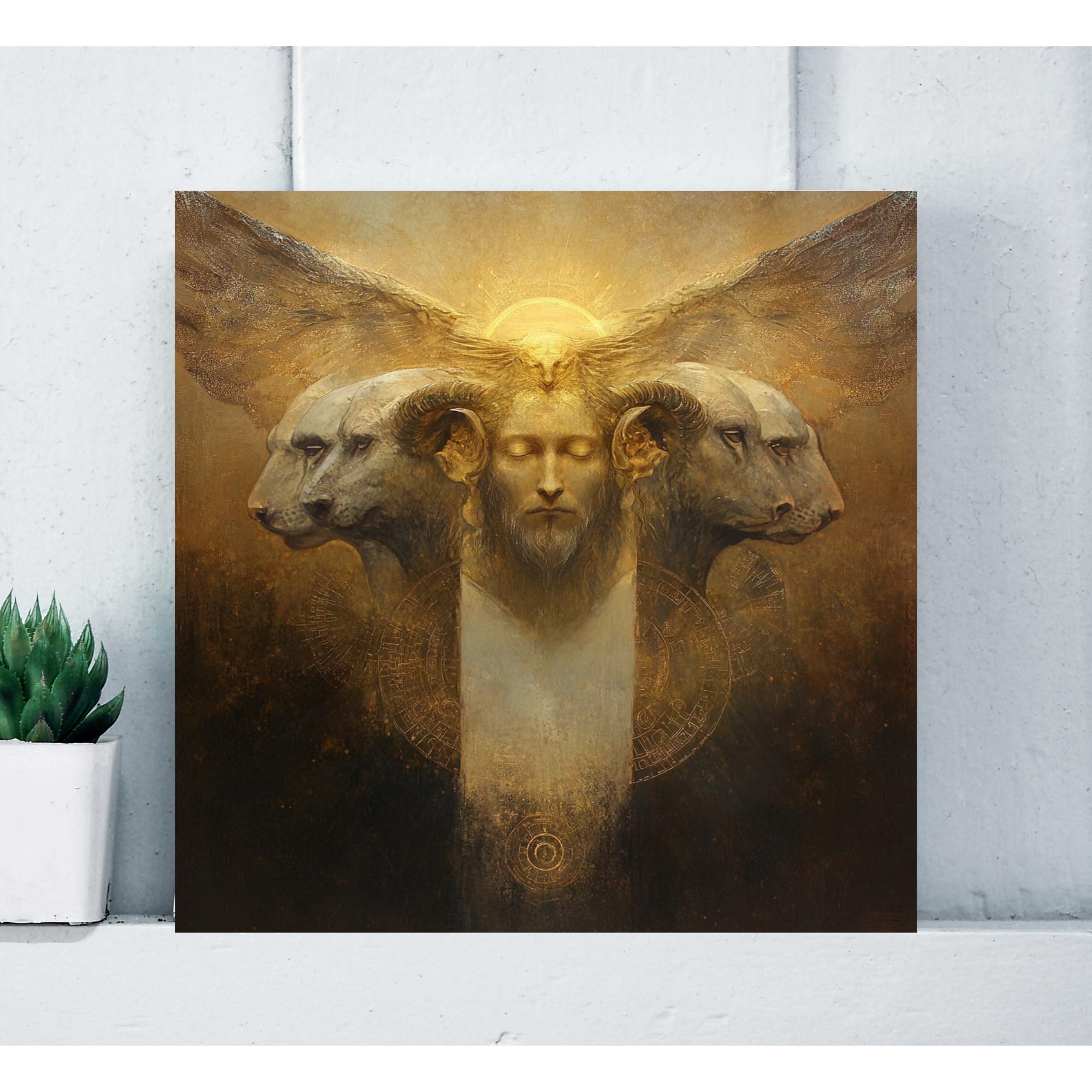 Biblically Accurate Cherubim Angels Framed Poster, Spiritual Religious ...