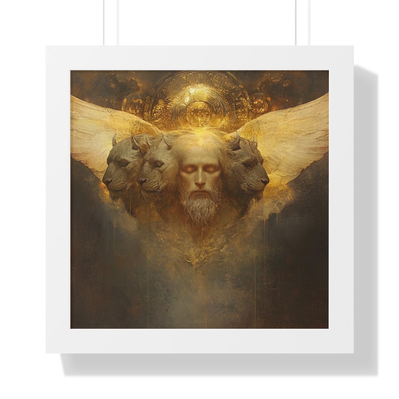 Biblically Accurate Cherubim Angels Framed Poster, Spiritual Religious ...