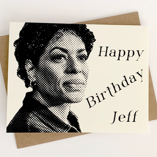 Jeff Greeting Card - Etsy