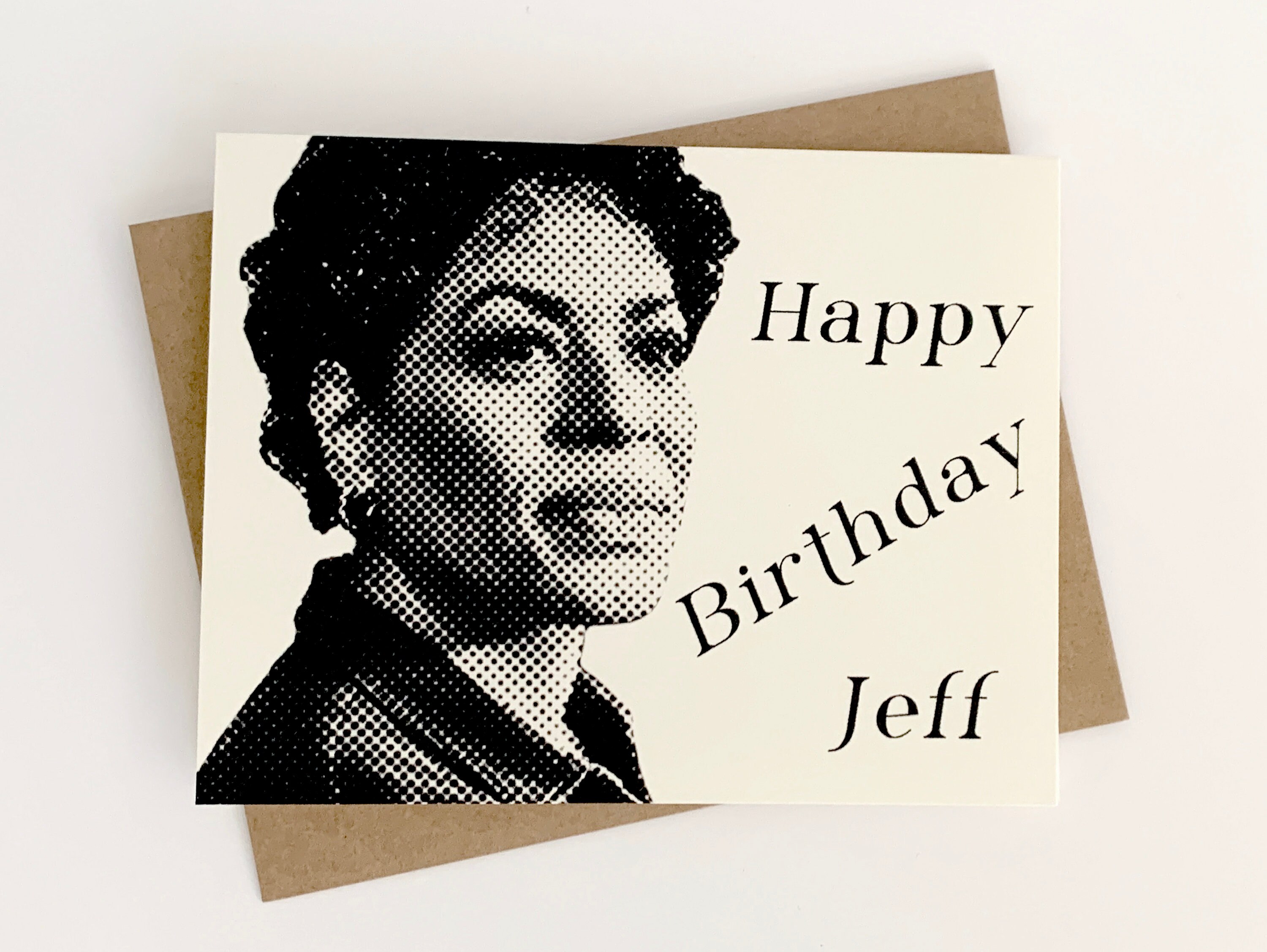 Happy Birthday Jeff Greeting Card - Etsy