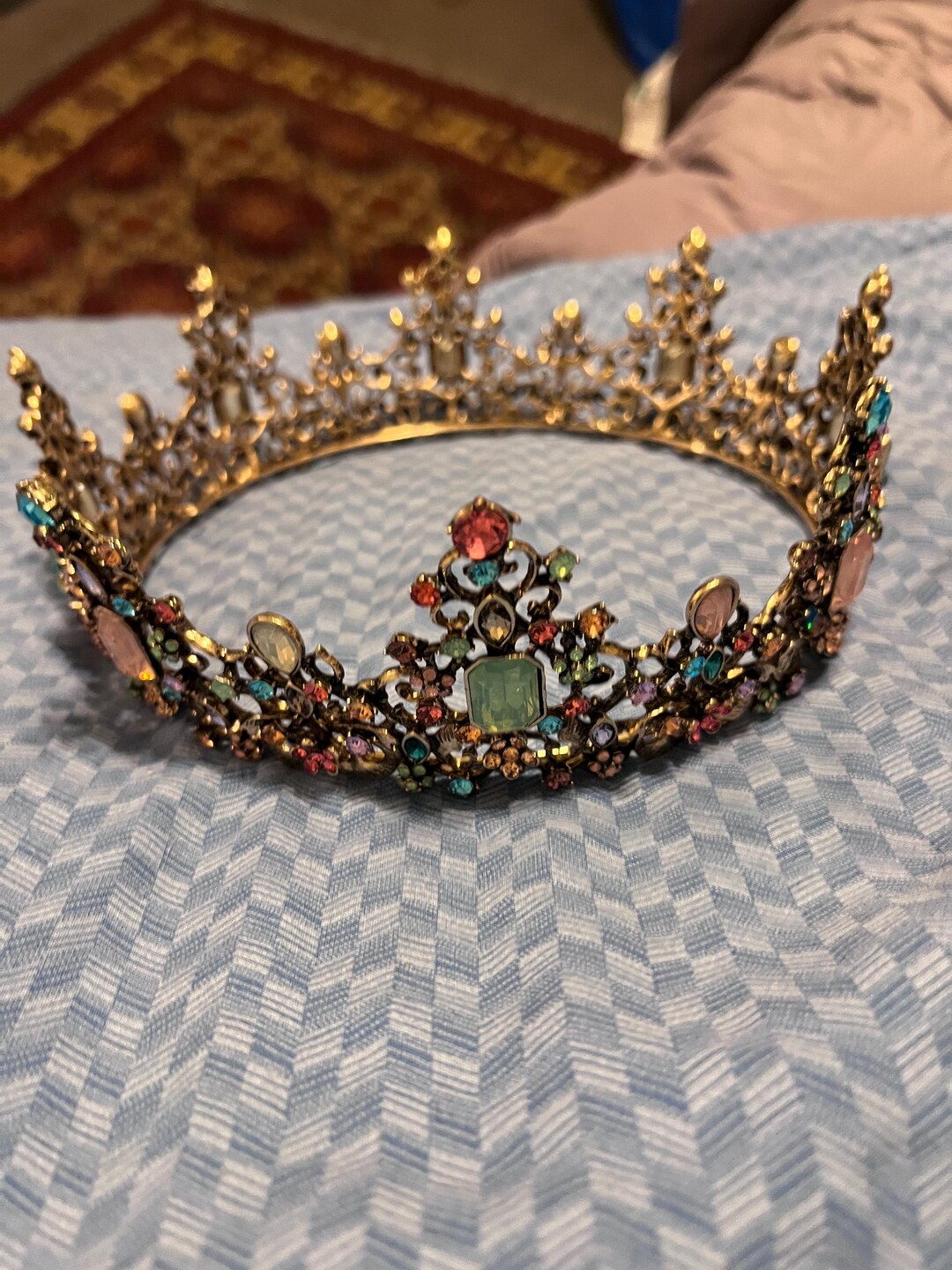 Princess Crown Tiara Queen Jeweled Crown Crystal Crown - Etsy