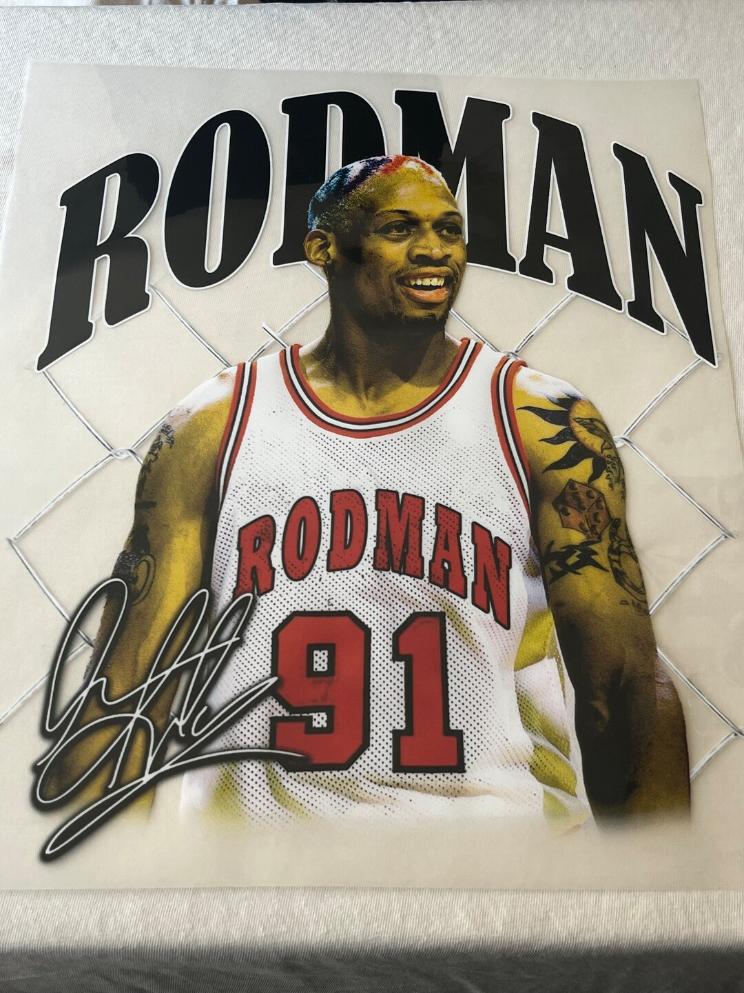 Dennis Rodman Basketball Player - Etsy