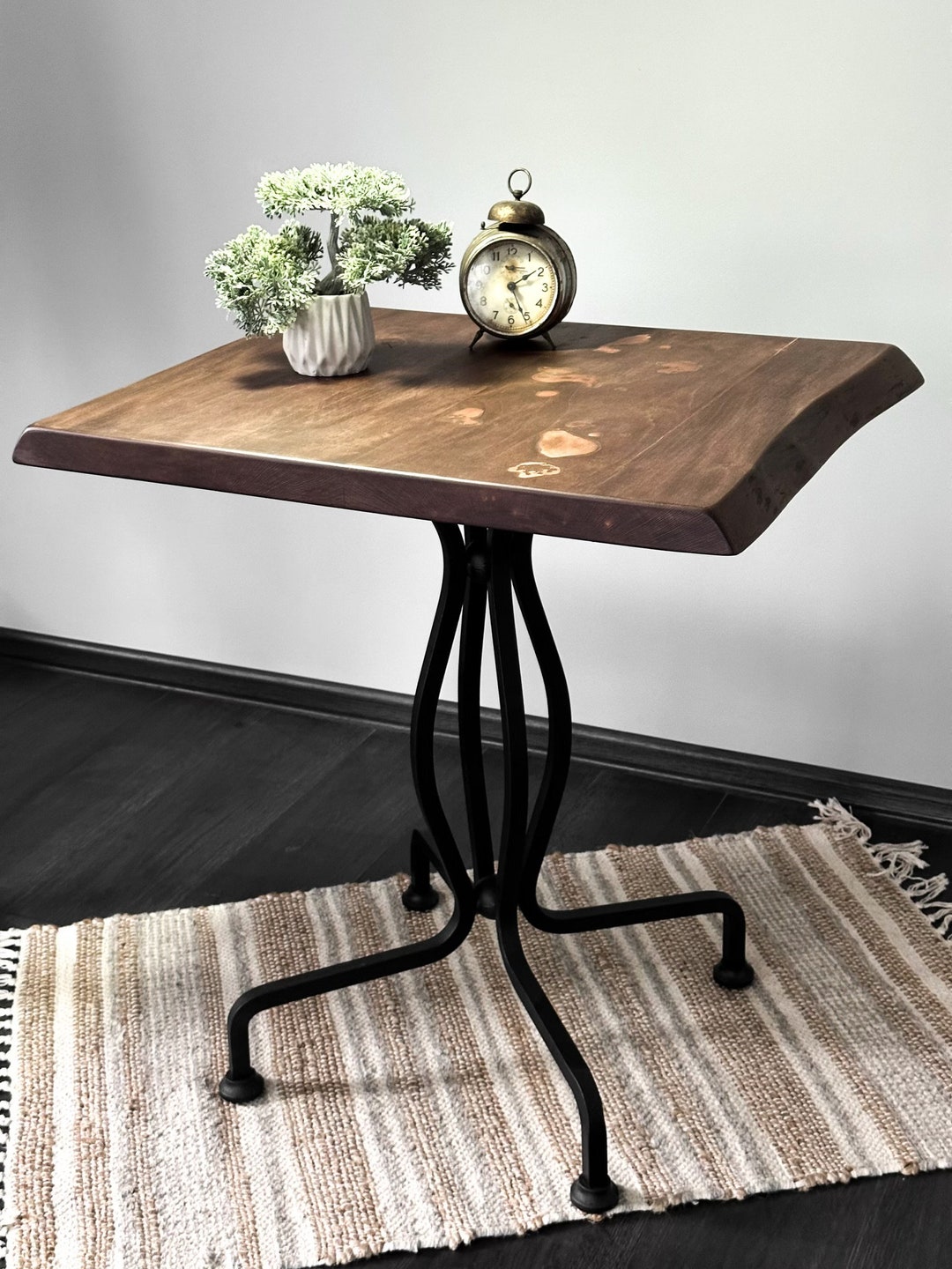 Table Made of Sycamore Tree and Copper - Etsy