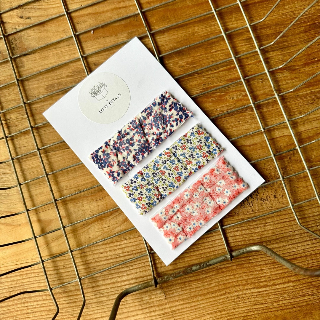 Vintage Calico Quilt Sticker Tape Set, Fabric Sticker Tape, Quilt Decal ...
