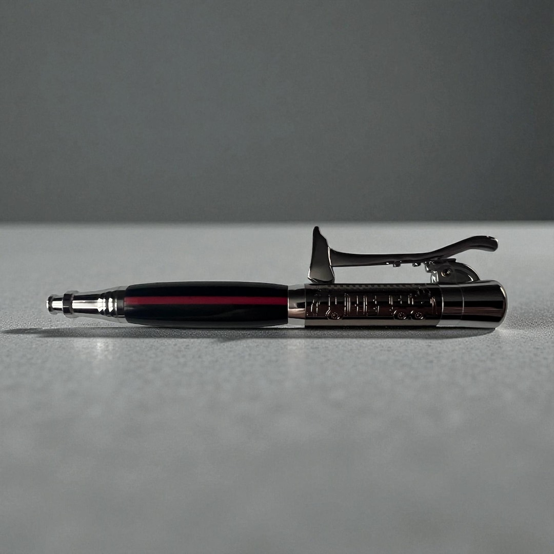 Beautiful Firefighter Axe Pen, Axe Clip, Fire Engine Motif and Fire ...
