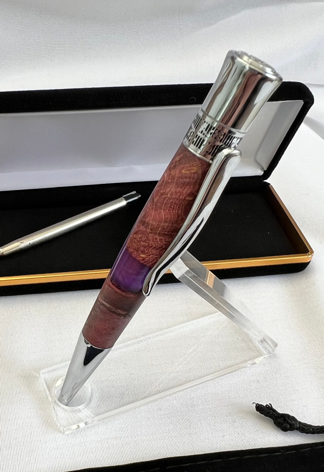 Hybrid Resin & Wood Turn Ballpoint Pen - Etsy