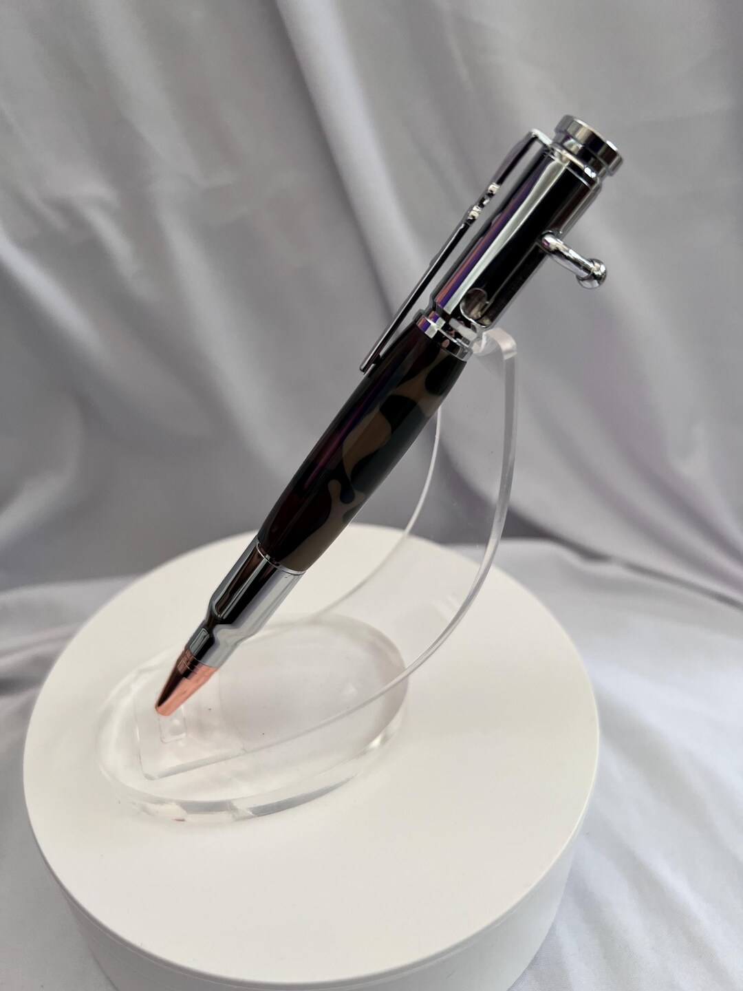 Beautiful Bolt Action Bullet Gun With Rifle Clip Camouflage Black Ink ...