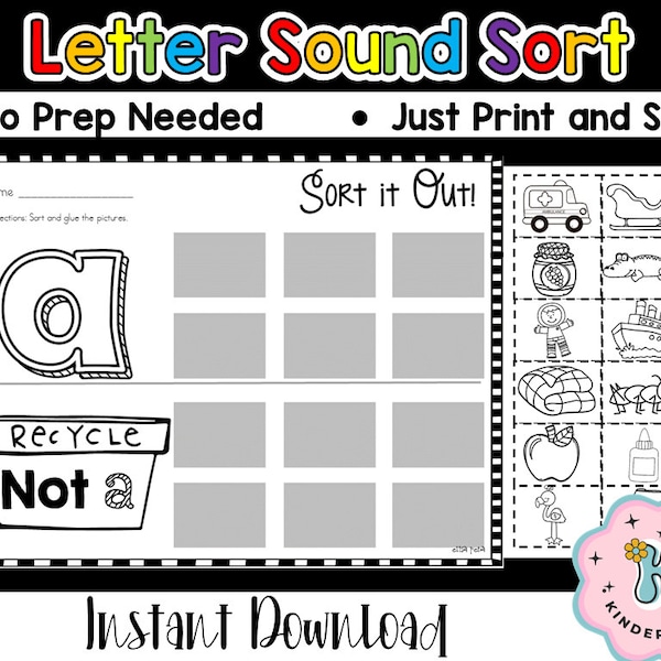 Glue Worksheet - Etsy