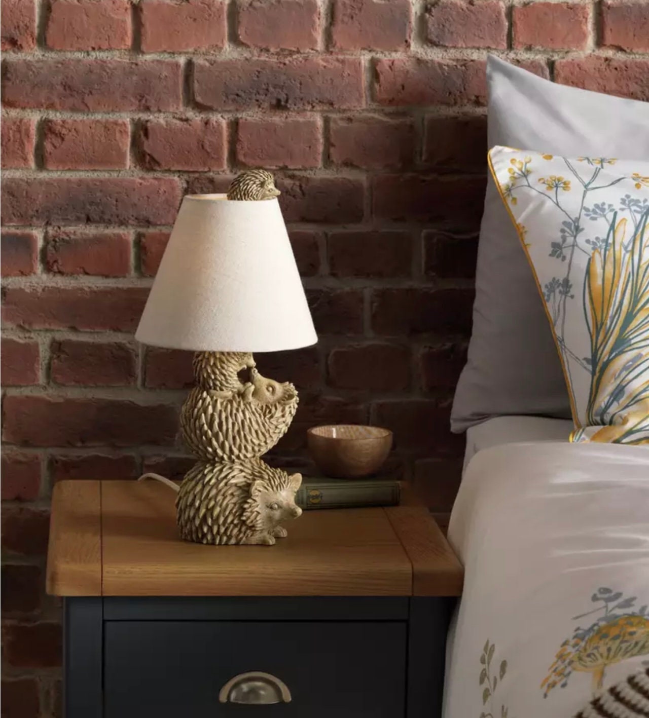 Beautiful Hedgehog Table Lamp Bedroom Side Table Lamp - Etsy