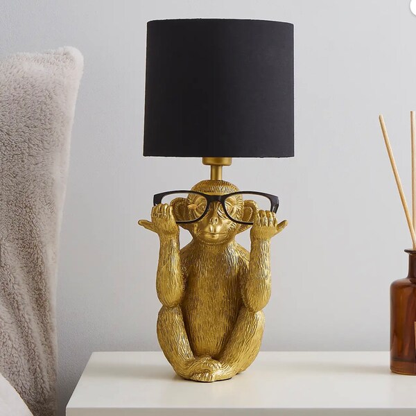 Monkey Lamp - Etsy