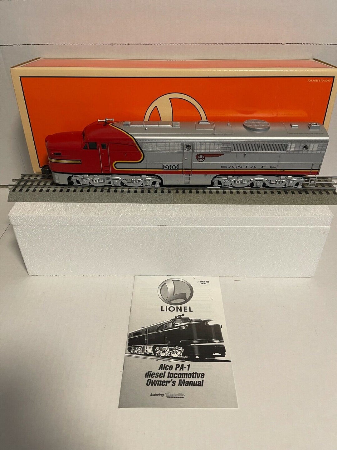 LIONEL 2000 ATSF RAILWAY Alco Pa-1 # 6-18952 O Gauge New - Etsy