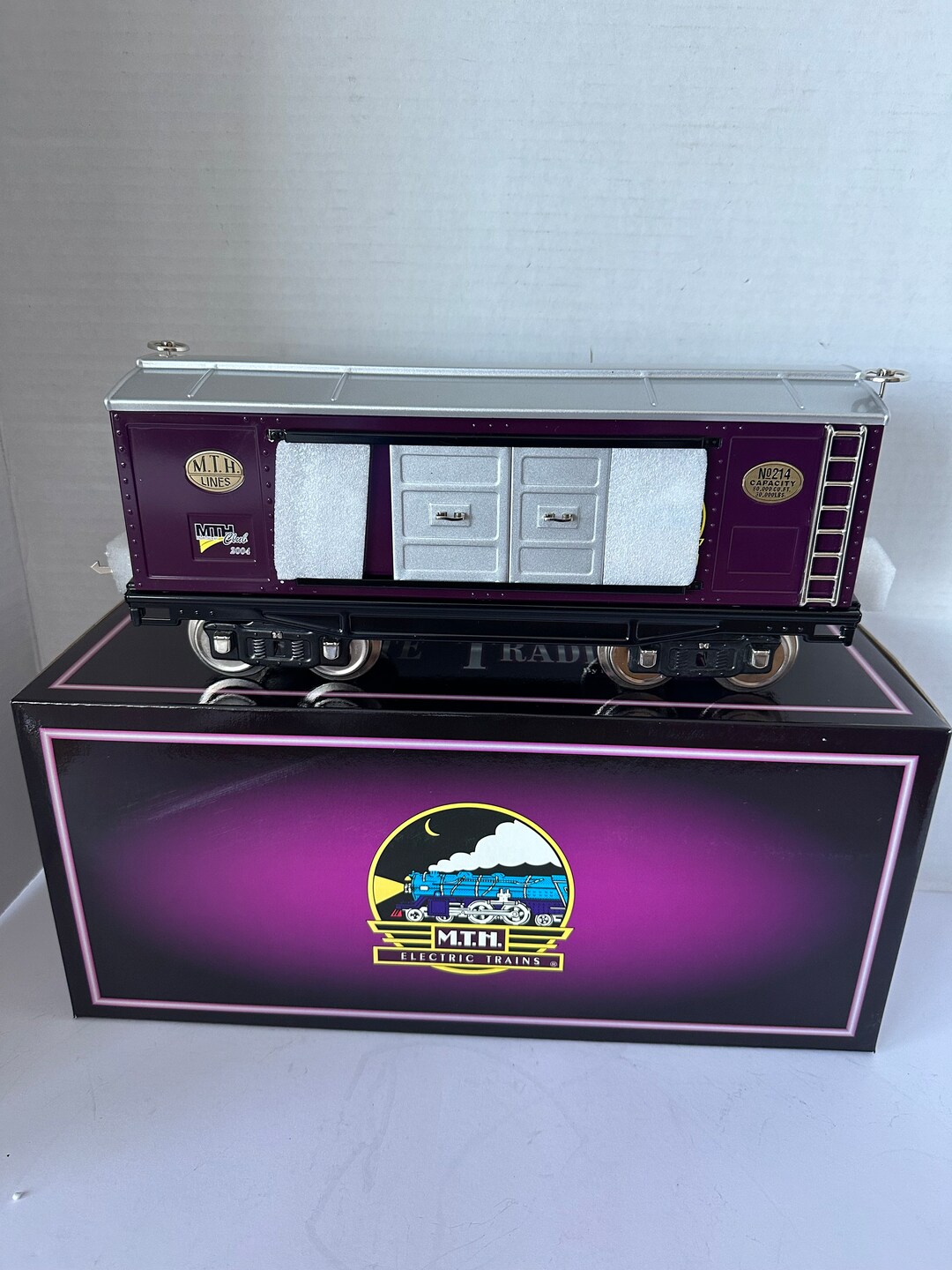 MTH TINPLATE Traditions 10-22057 Standard Purple/silver BOX Car New - Etsy