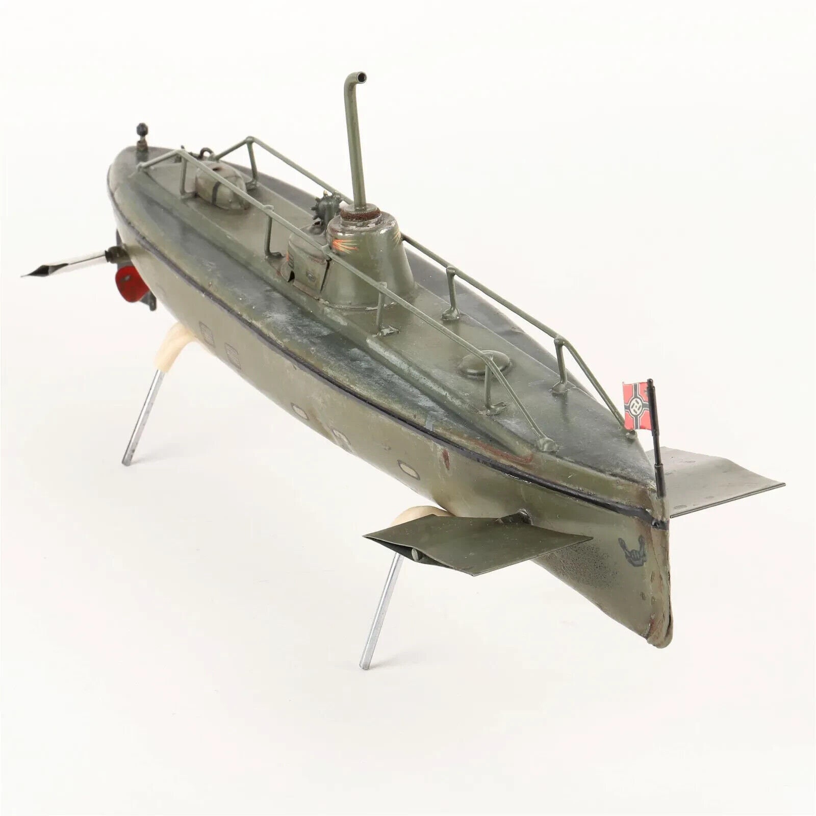 Very Rare Antique MARKLIN U- Boat SUBMARINE Ww1 German Pressed Tinplate ...