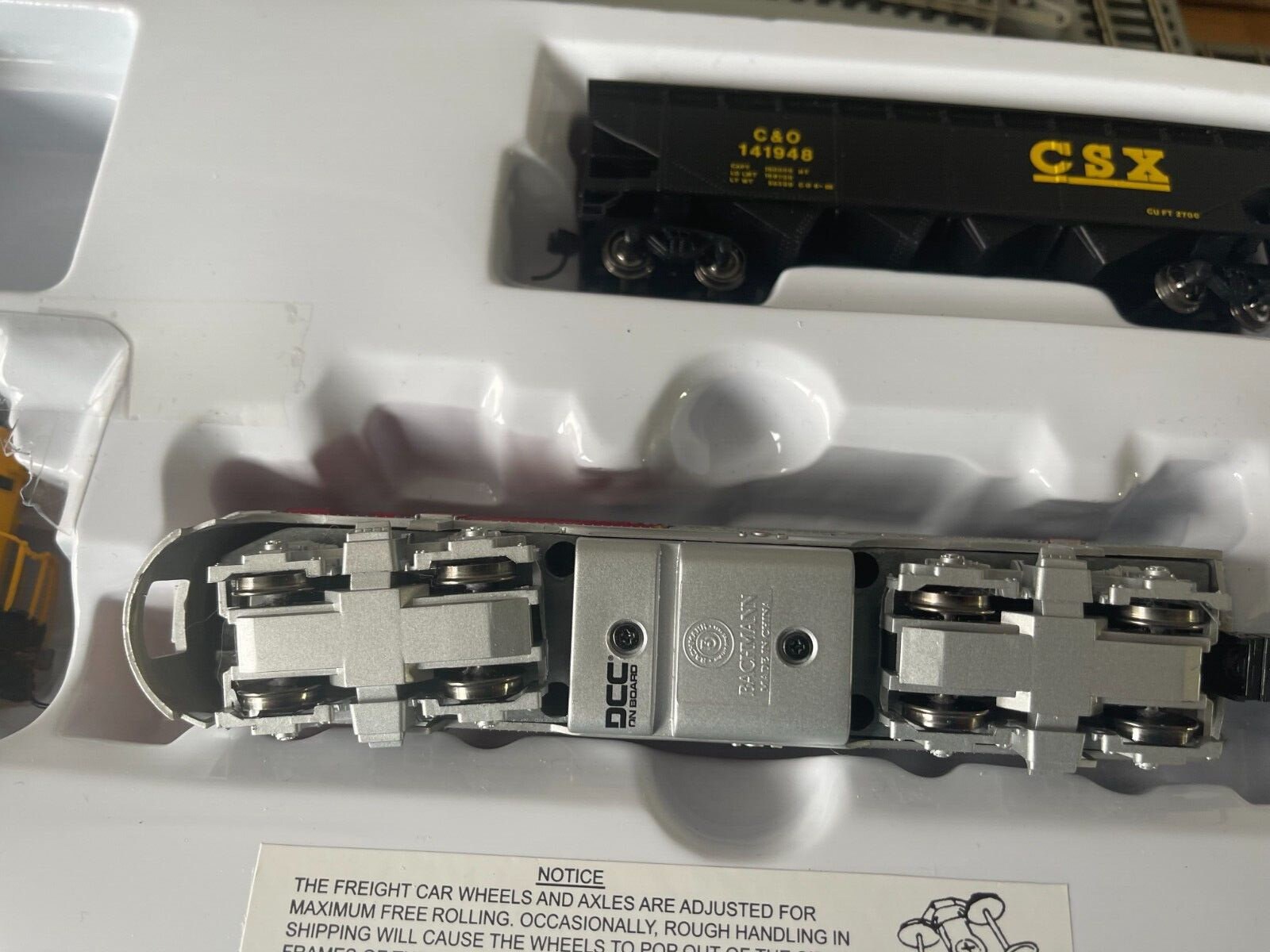 BACHMANN Commande Ready to Run HO Scale Electric Train Set 501 Santa Fe ...