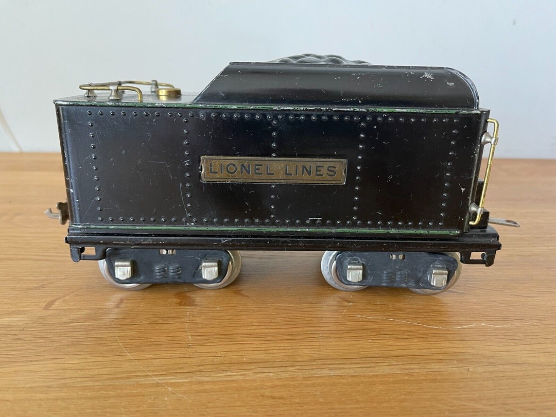 LIONEL Vintage 1930 Standard Gauge 384-T Lionel LINE TENDER With Green ...