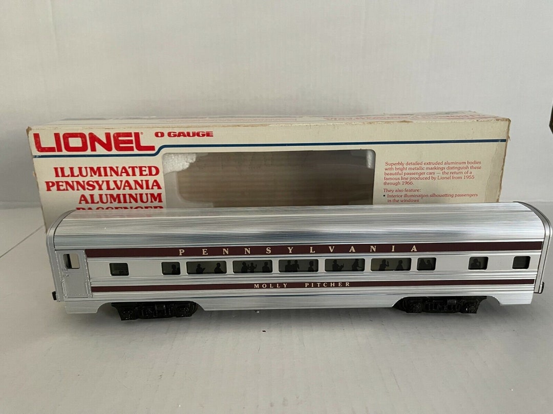 LIONEL Pennsylvania Aluminum MOLLY PITCHER Passenger Car O Gauge # 6 ...