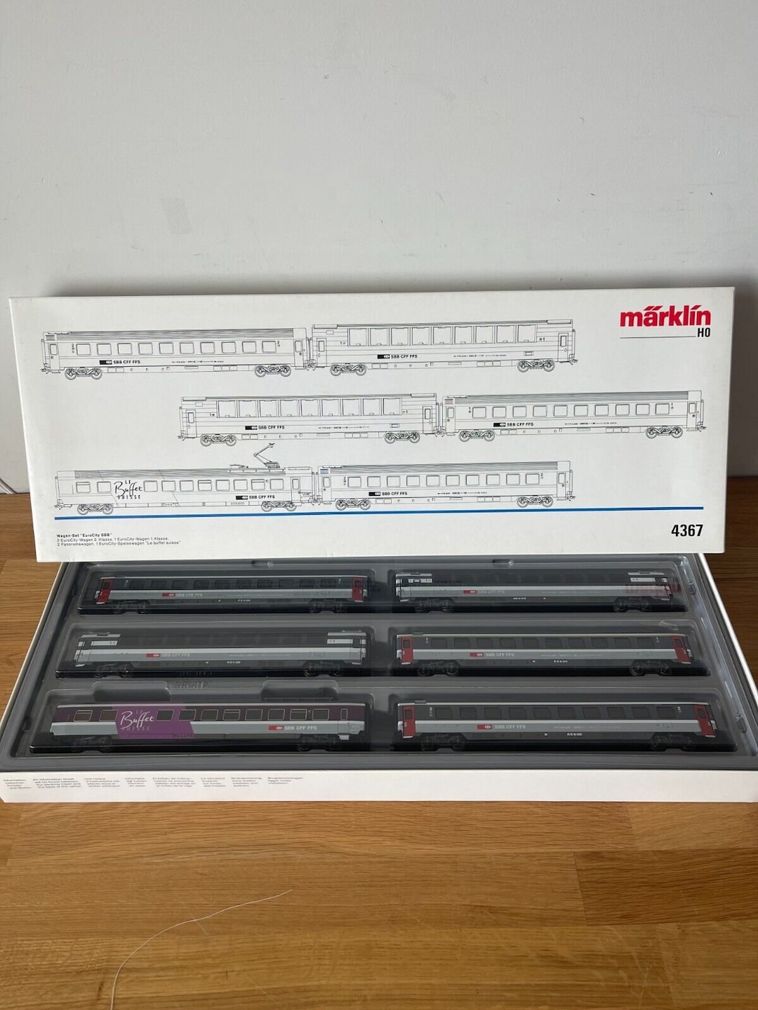 MARKLIN 4367 EUROCITY 6 CARS Set Ho Scale New - Etsy