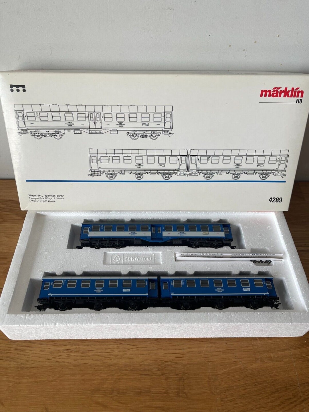 MARKLIN 4289 TEGERNSEE-BAHN 2- Passenger Cars Set Ho Scale New - Etsy