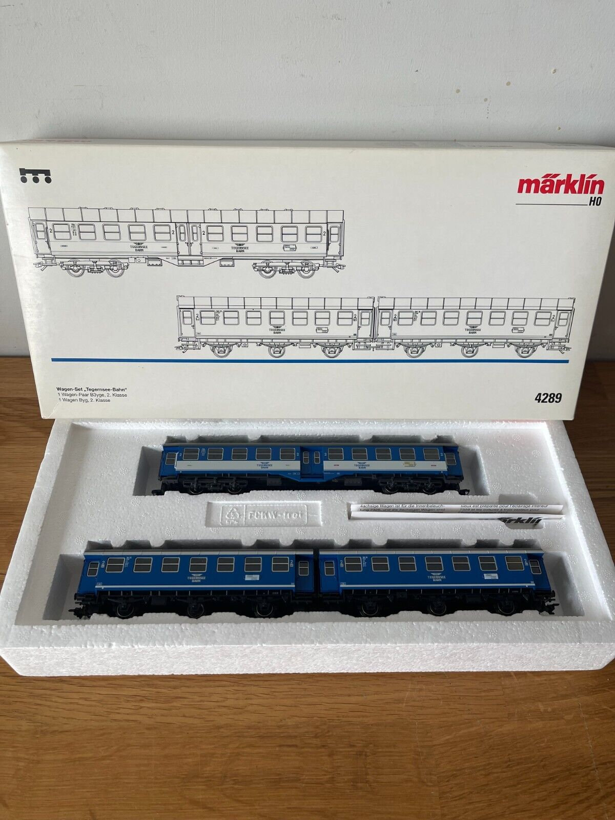 MARKLIN 4289 TEGERNSEE-BAHN 2- Passenger Cars Set Ho Scale New - Etsy