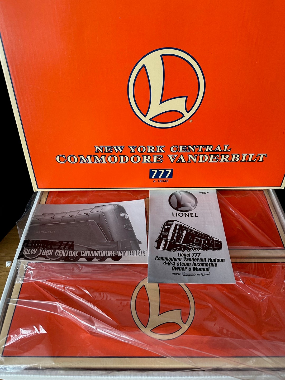 LIONEL COMMODORE New York Central Vanderbilt 777 Steam Locomotive and ...