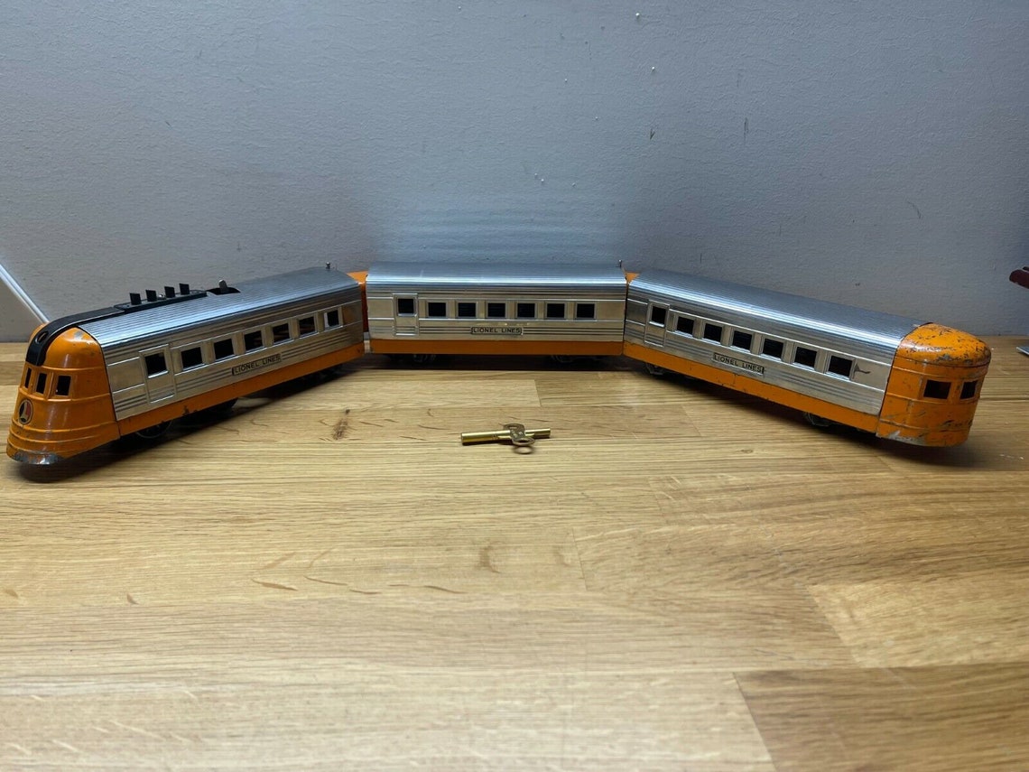 LIONEL 1535 PREWAR O-gauge STREAMLINE Train Set With Key - Etsy