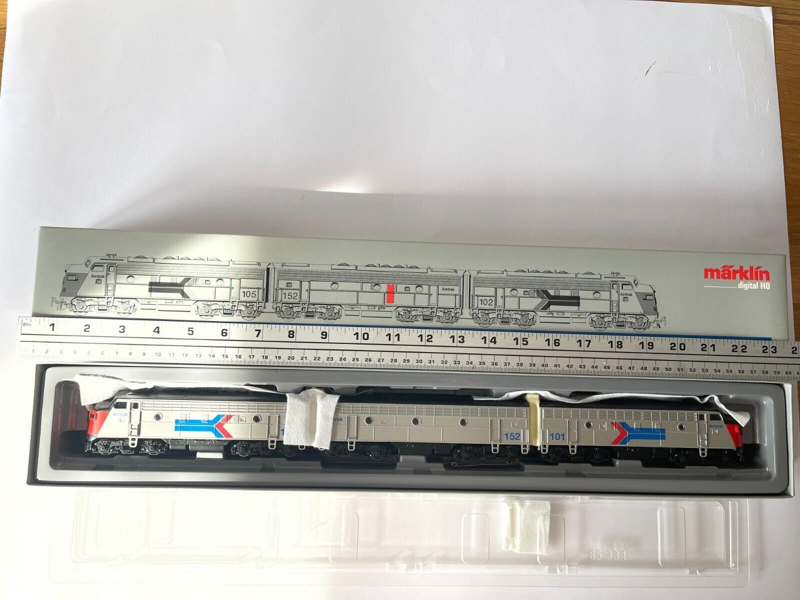 MARKLIN 37621 AMTRAK Diesel-electric Locomotive Digital Emd F7 Ho Scale ...