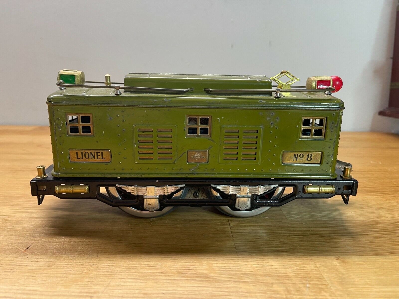 LIONEL VINTAGE Standard 8 LOCOMOTIVE Olive Color Tested Working Good - Etsy