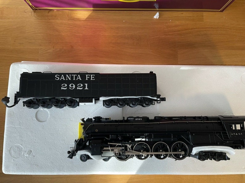 MTH Mt-3015l 4-8-4 SANTA Fe NORTHERN 2921 Proto Sound O Scale Steam ...