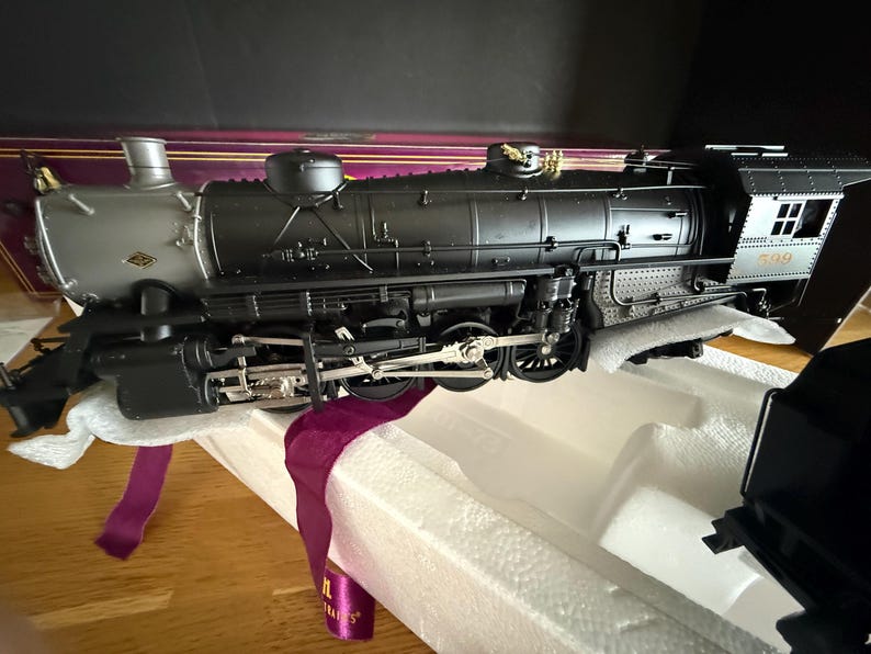 MTH 20-3052 2-8-2 USRA Light Mikado NICKEL Plate # 599 Steam Locomotive ...