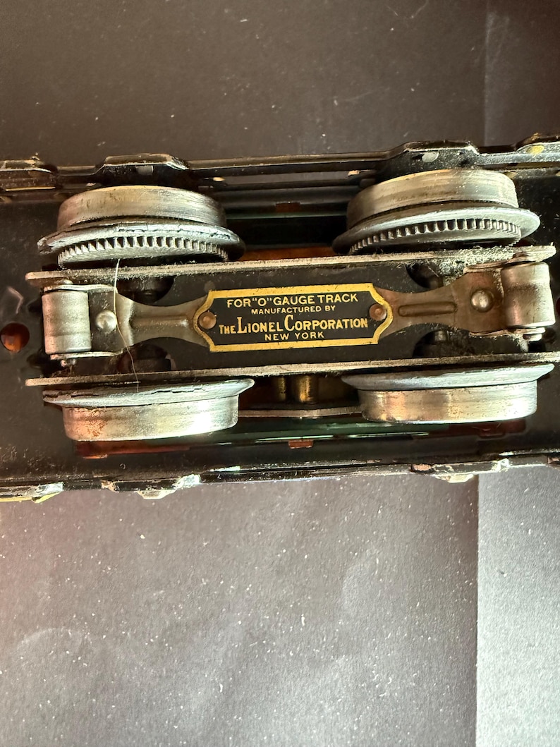LIONEL PREWAR O-gauge 292 Train SET Locomotive 248 + 2 Passenger Cars ...