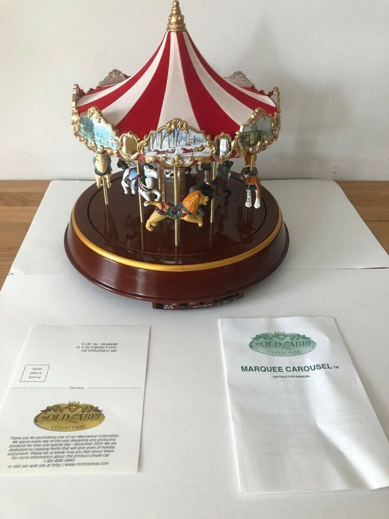 GOLD LABEL Collection World's Marquee CAROUSEL for O Scale Landscaping ...