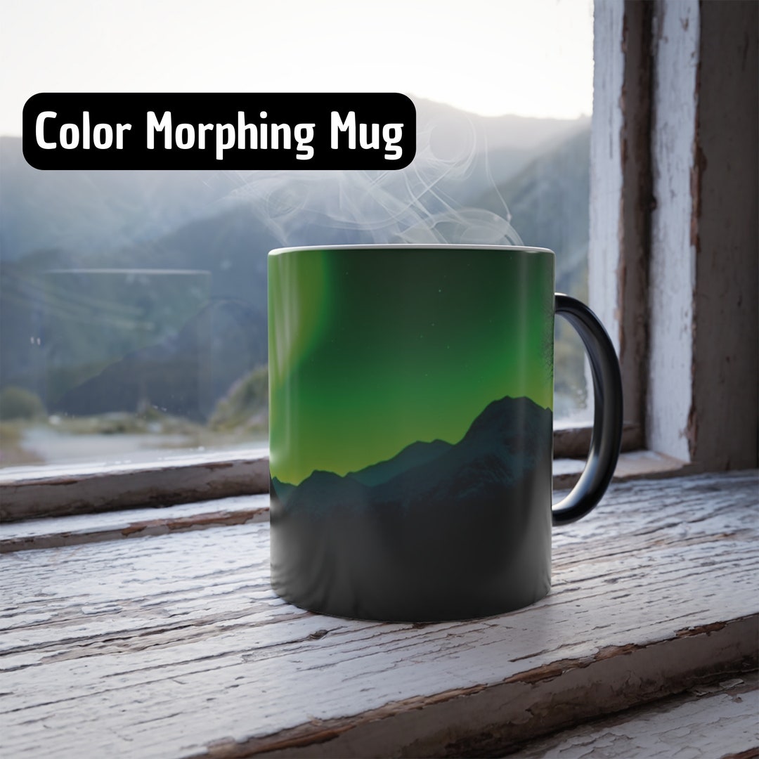 Mug of Northern Lights, Color-changing Mug, Aurora Borealis Mug ...