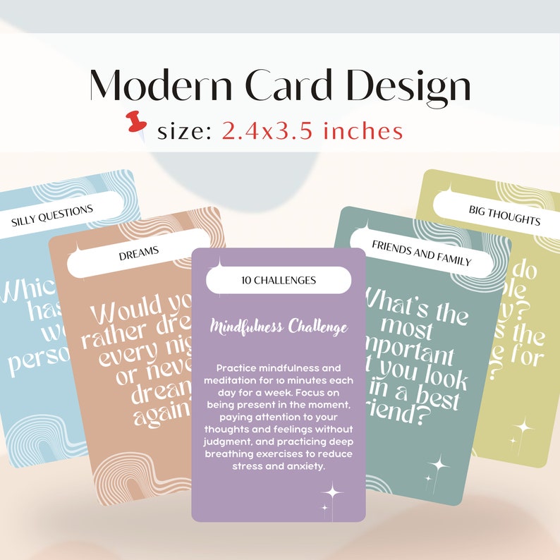 Teen Conversation Cards: Self-reflection & Growth (printable) - Etsy