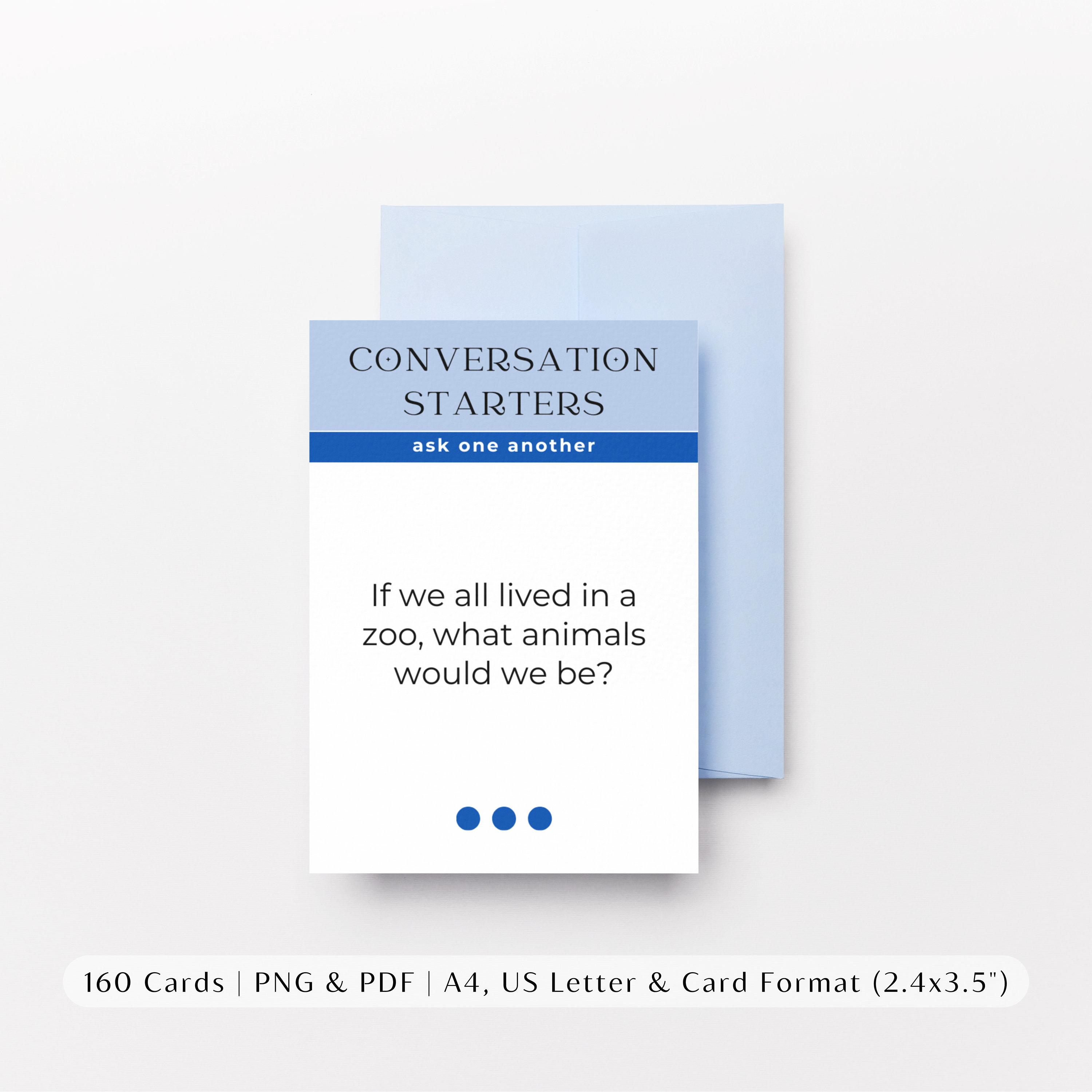 FAMILY CONVERSATION STARTERS | Bonding Cards for Family, Conversation ...