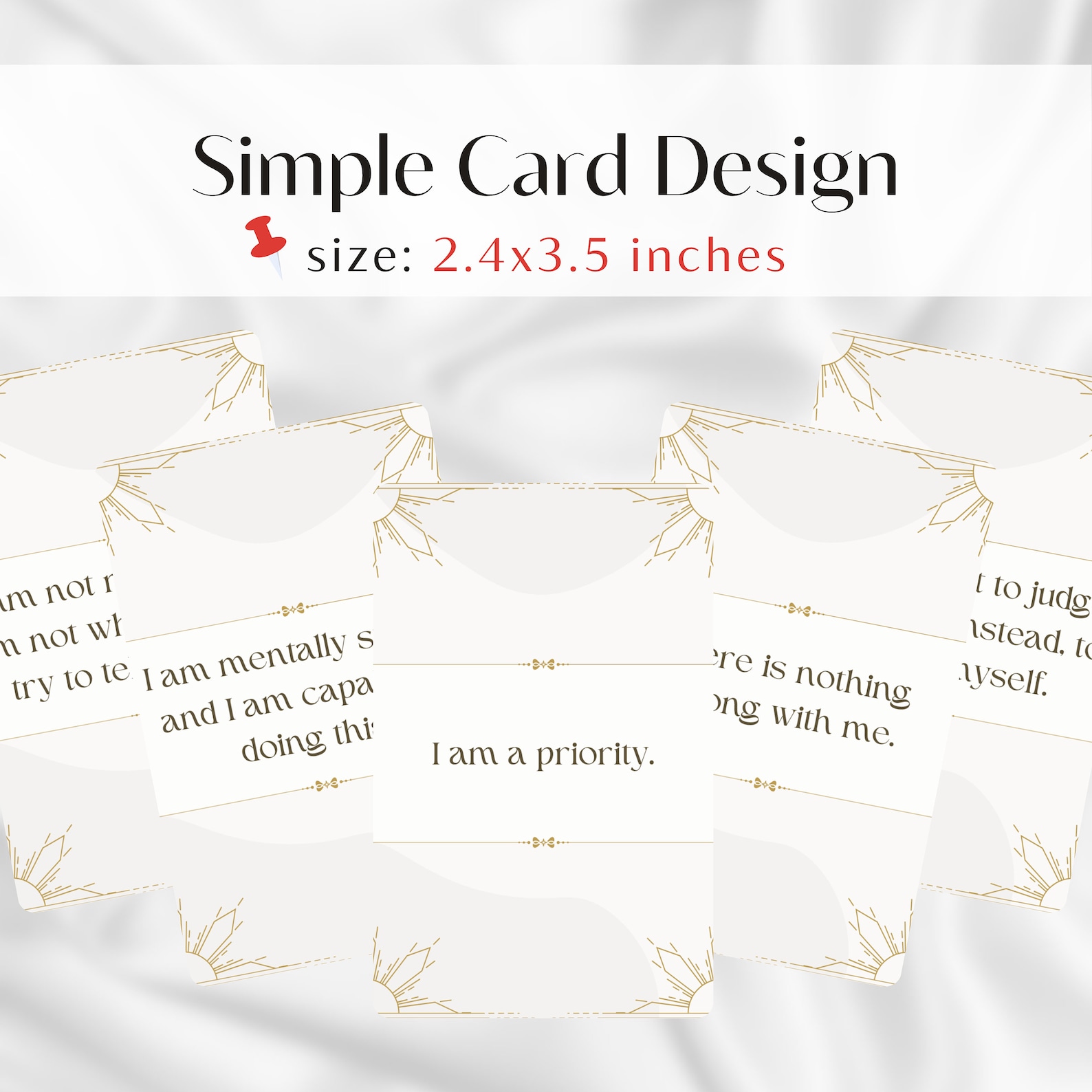 POSITIVE AFFIRMATION CARDS, Printable Self Care Affirmations, Positive ...