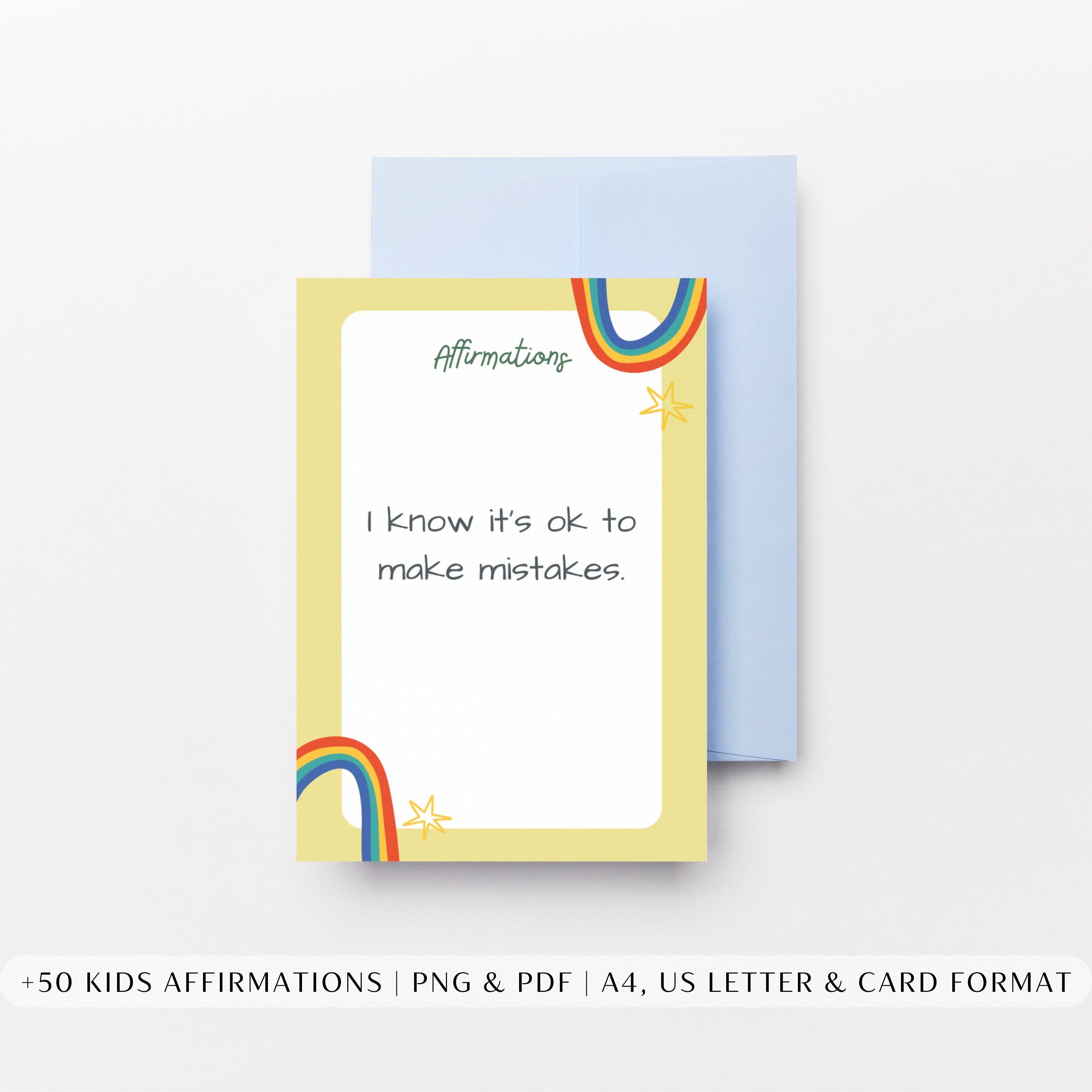 Kids Conversation Cards: 250 Printable Questions & Affirmations ...