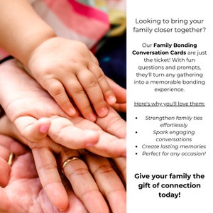 FAMILY CONVERSATION STARTERS | Bonding Cards for Family, Conversation ...