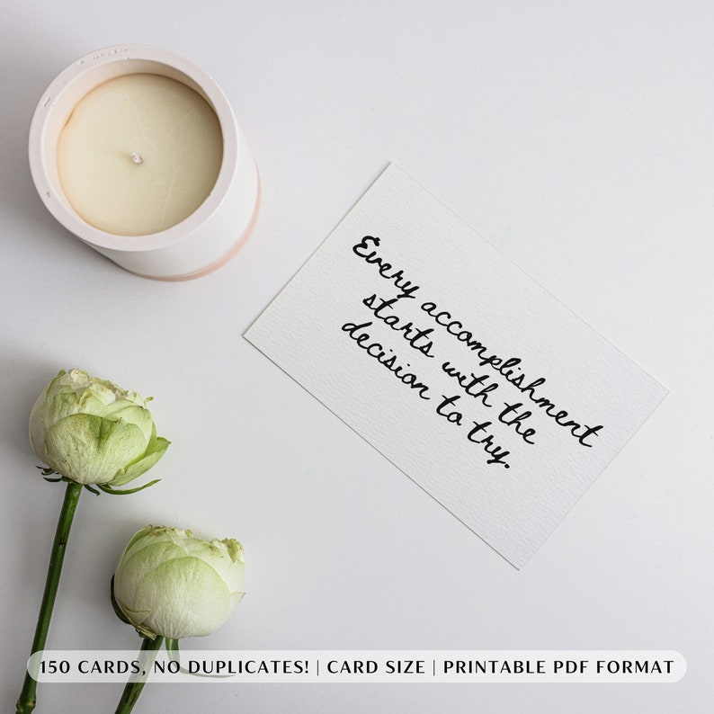 Motivational Cards | Encouragement Cards, Positive Note Cards for ...