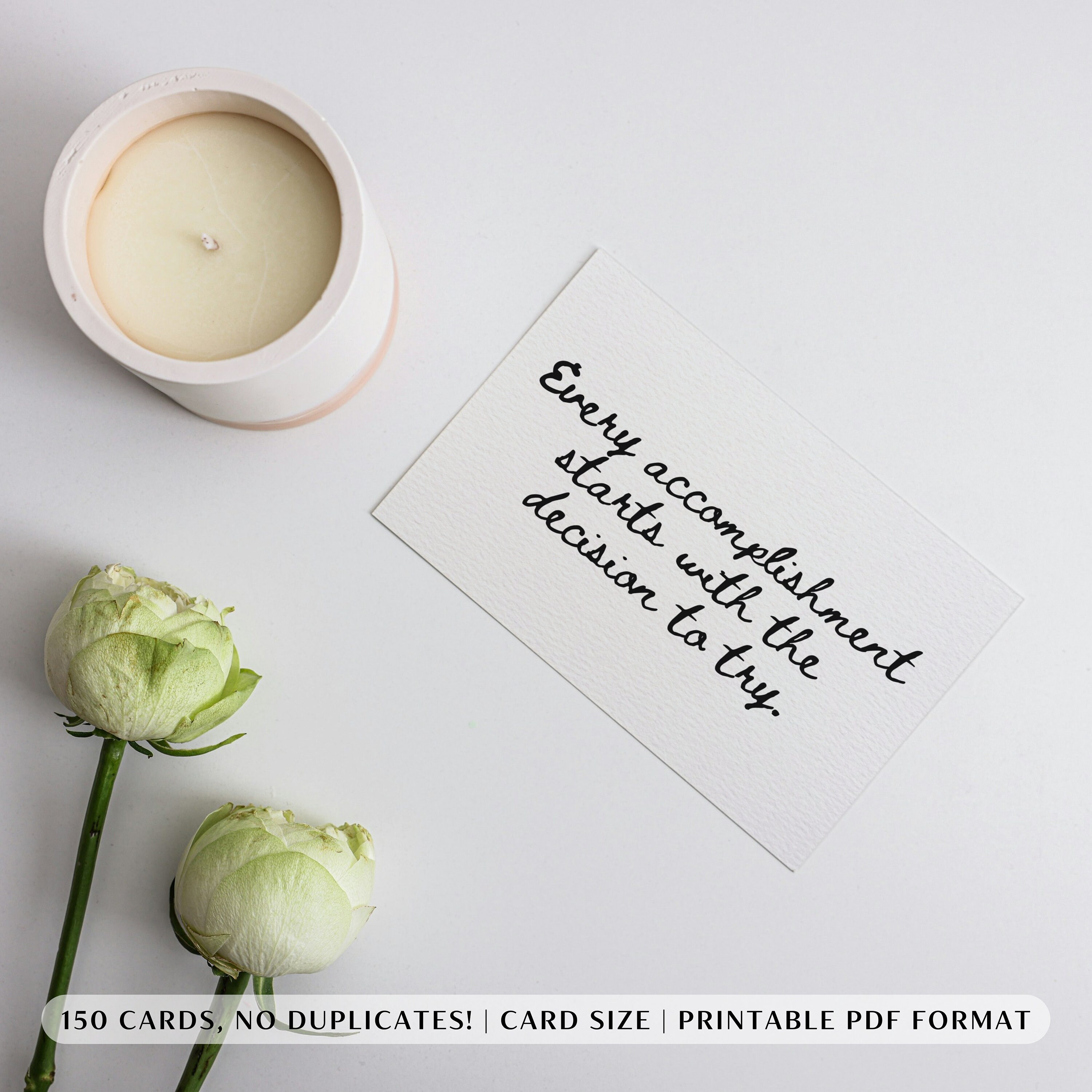 Motivational Cards | Encouragement Cards, Positive Note Cards for ...