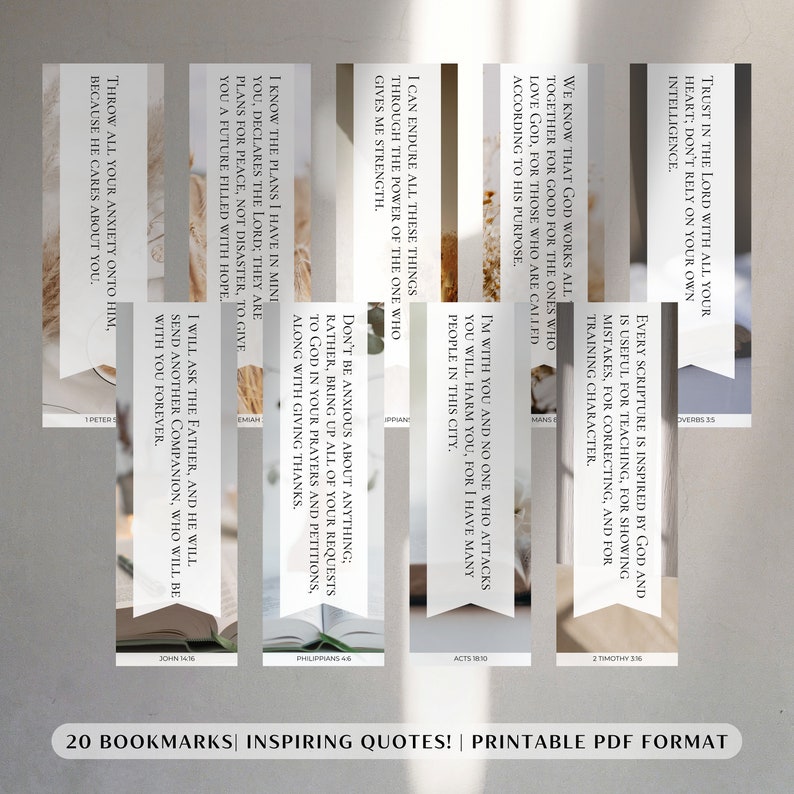 Bible Verse Printable Bookmarks Christian Bookmarks, Bible Bookmark ...