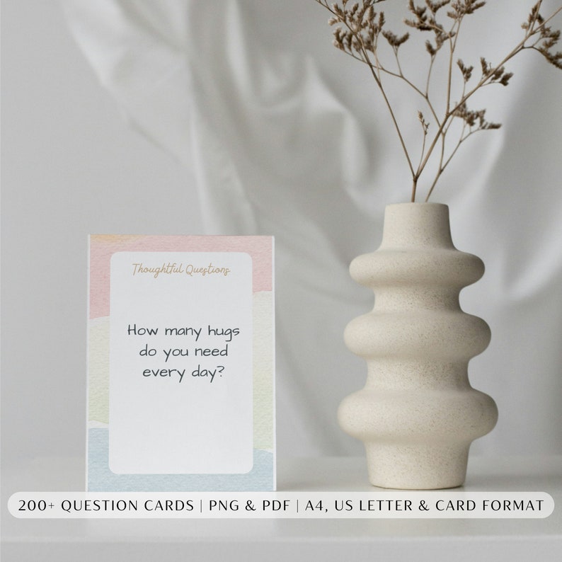 Kids CONVERSATION CARDS & AFFIRMATIONS for Children | Communication ...