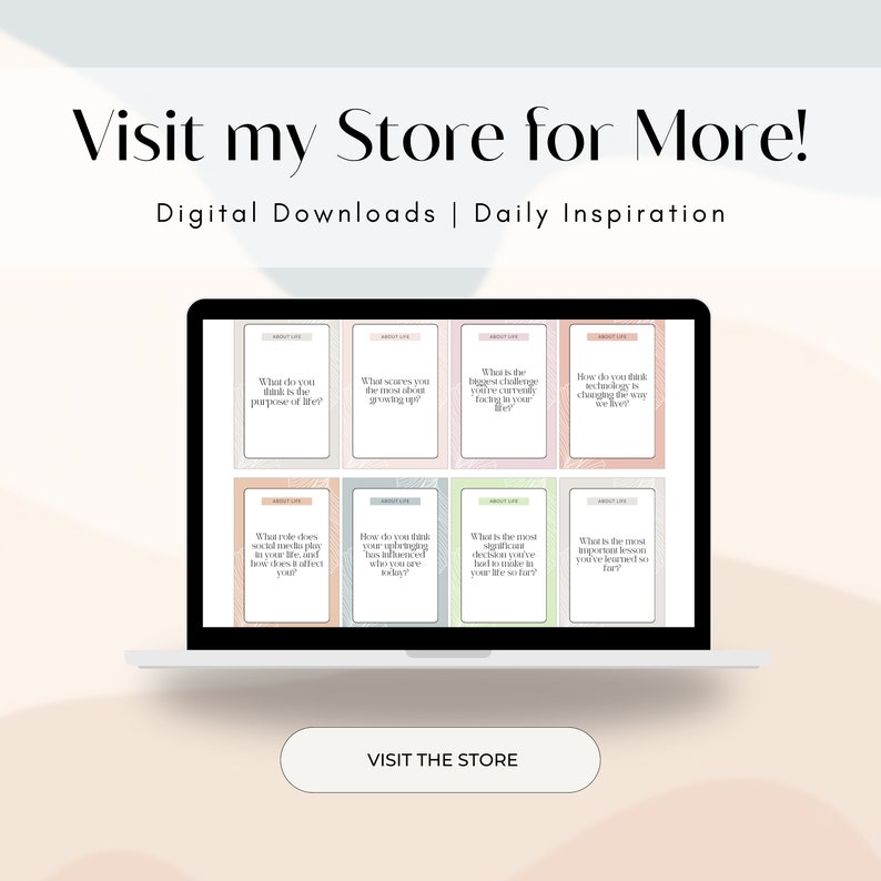 Teen Reflection Cards: Conversation Starters, Self-discovery (printable ...