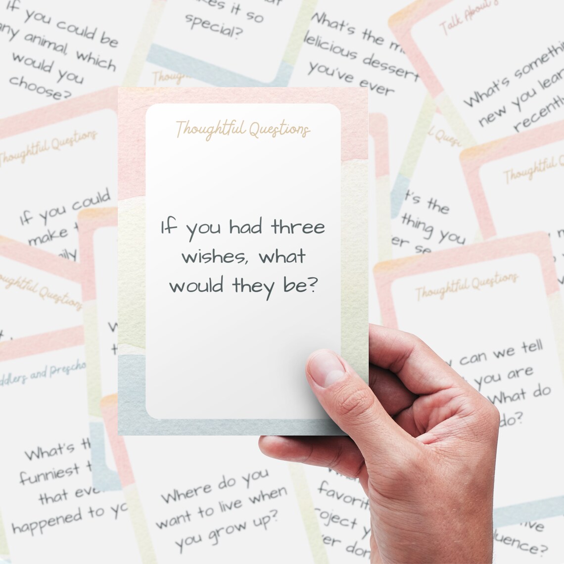Kids CONVERSATION CARDS & AFFIRMATIONS for Children Communication Cards ...