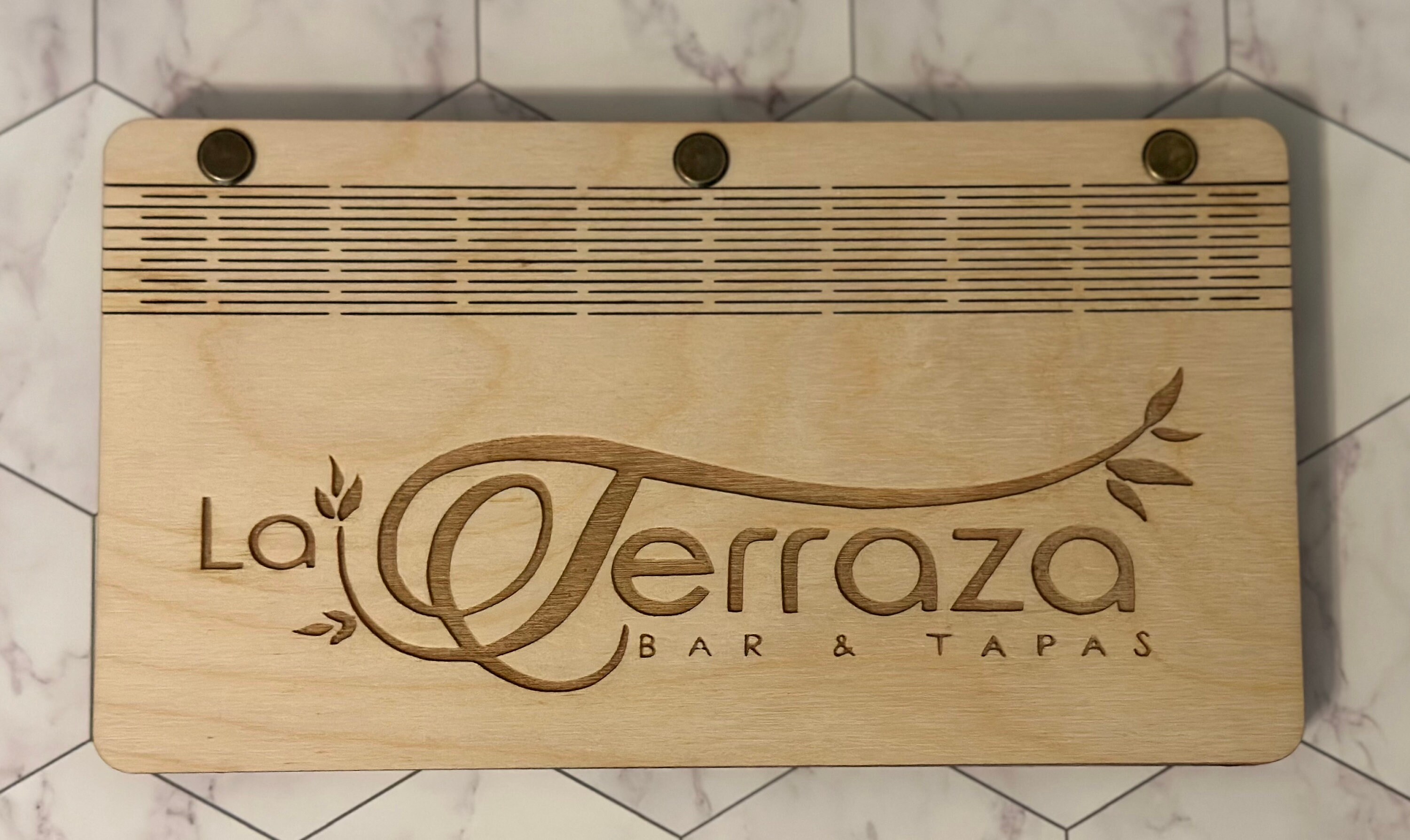 Restaurant Check Holder Laser Cut File (svg, Pdf, Dxf, Eps) (digital ...