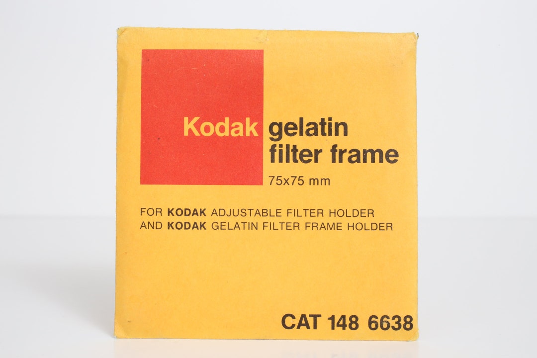 Kodak Gelatin Filter Frame 75mm X 75mm. for Wratten Gelatin 3 Filters ...