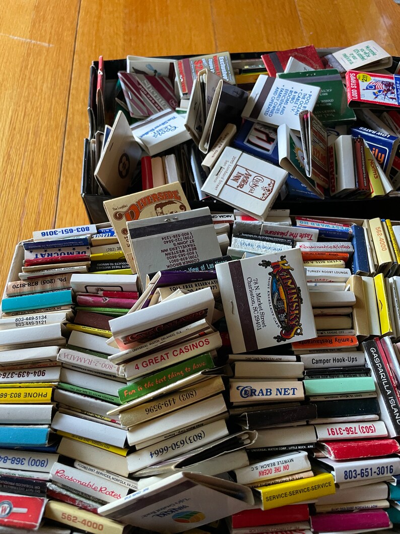 Vintage Match Boxes - Etsy