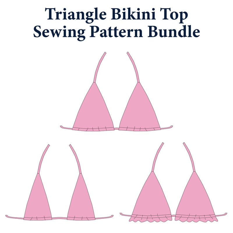 Micro Swimwear Patterns - Etsy