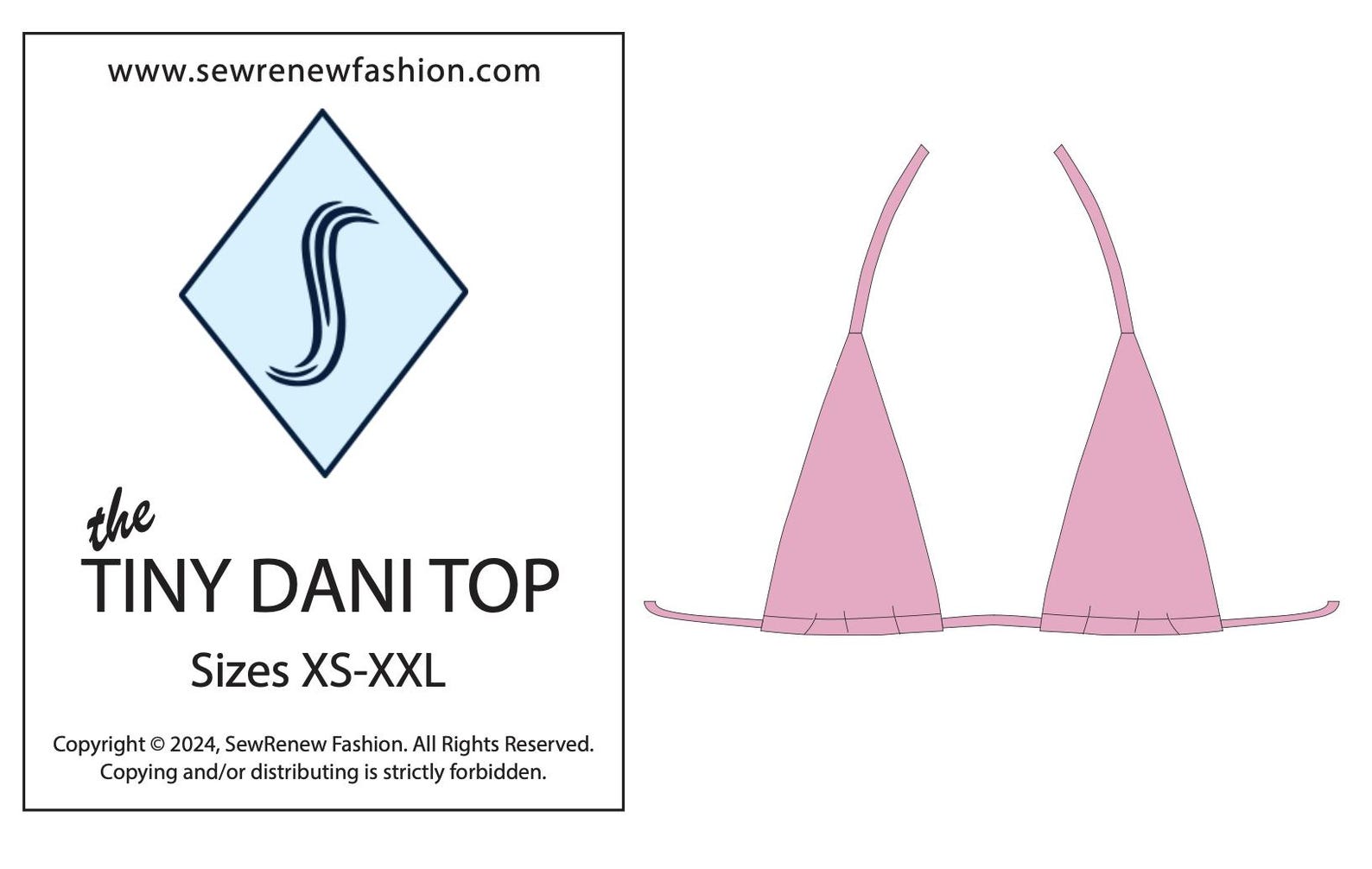 Triangle Bikini Top Sewing Pattern Bundle 3 Swimwear Top Sewing ...