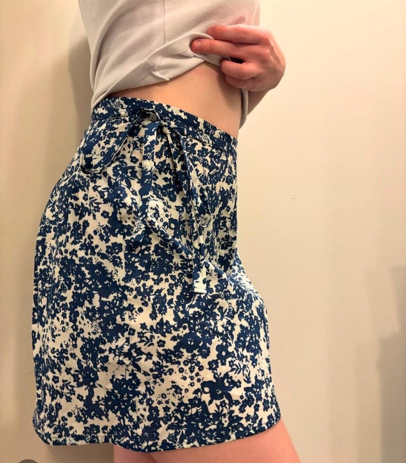 Wrap Skirt PDF Sewing Pattern | Size 0-16 | Easy Beginner | Video ...