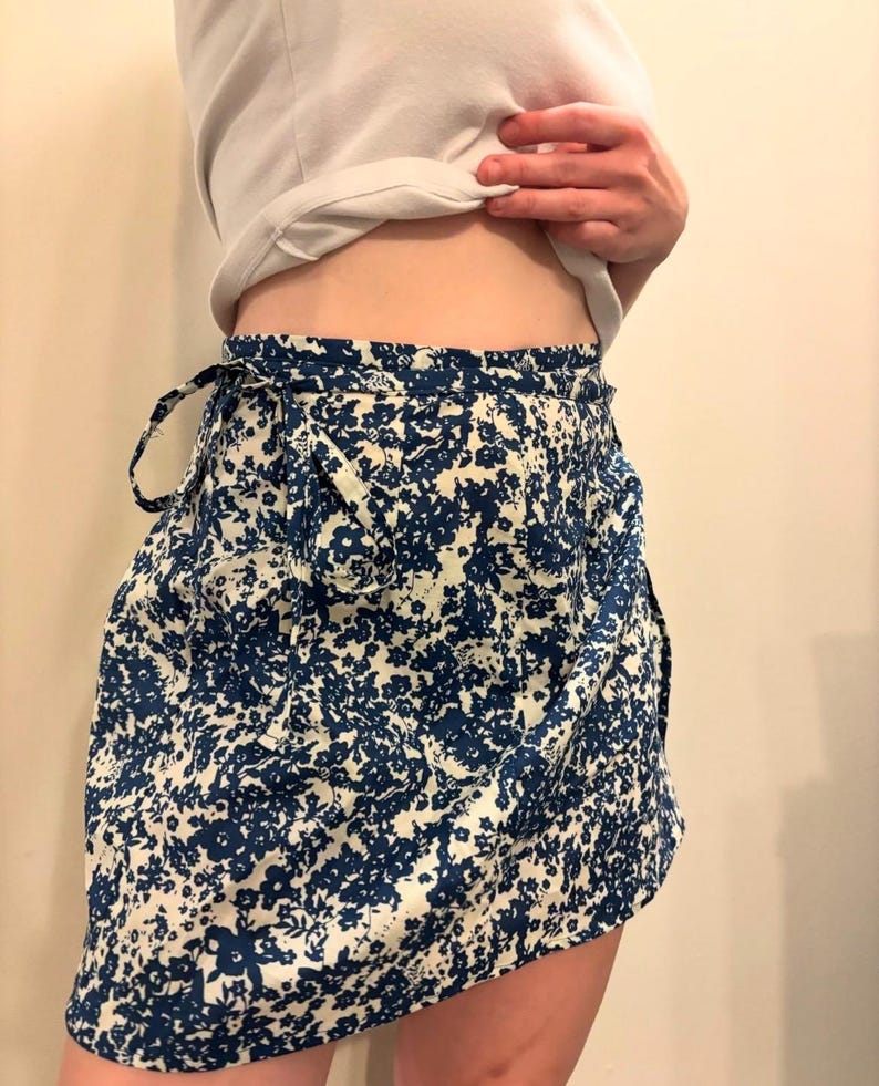 Wrap Skirt PDF Sewing Pattern | Size 0-16 | Easy Beginner | Video ...